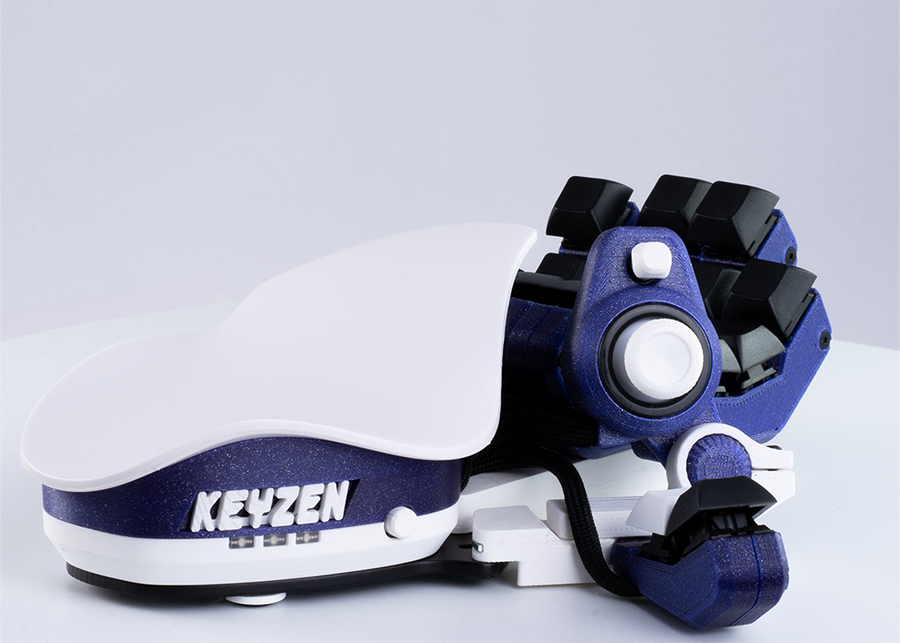 Black Azeron Keyzen - Ergonomic Keypad With Mechanical Switches