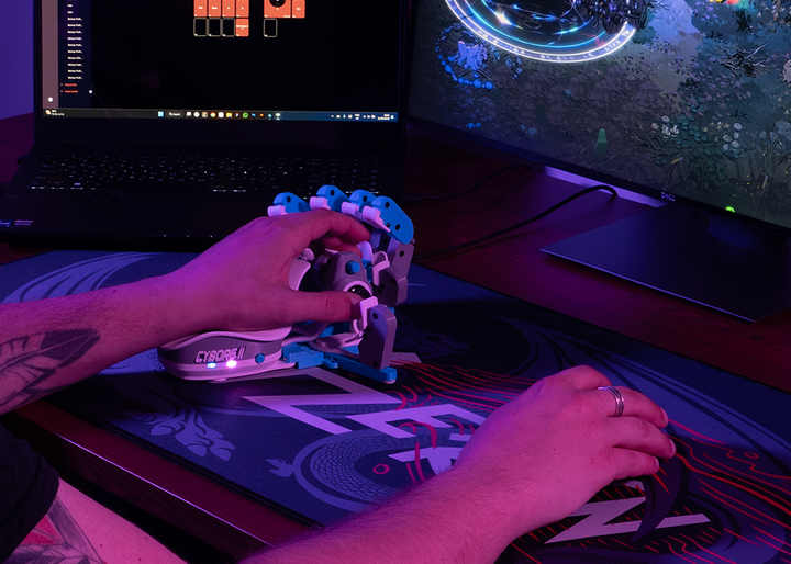 Azeron Black Cyborg II Gaming Keypad - Ultimate Ergonomic Keypad