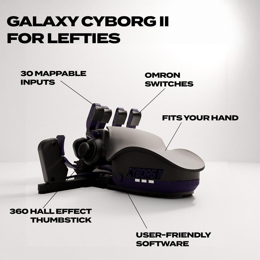 Azeron Cyborg II - PC Gaming Keypad With 360 Analog Thumbstick