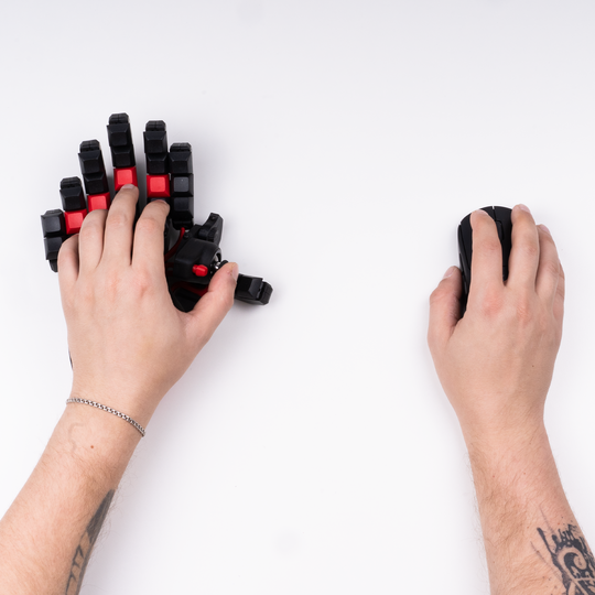 Black Azeron Keyzen - Ergonomic Keypad With Mechanical Switches