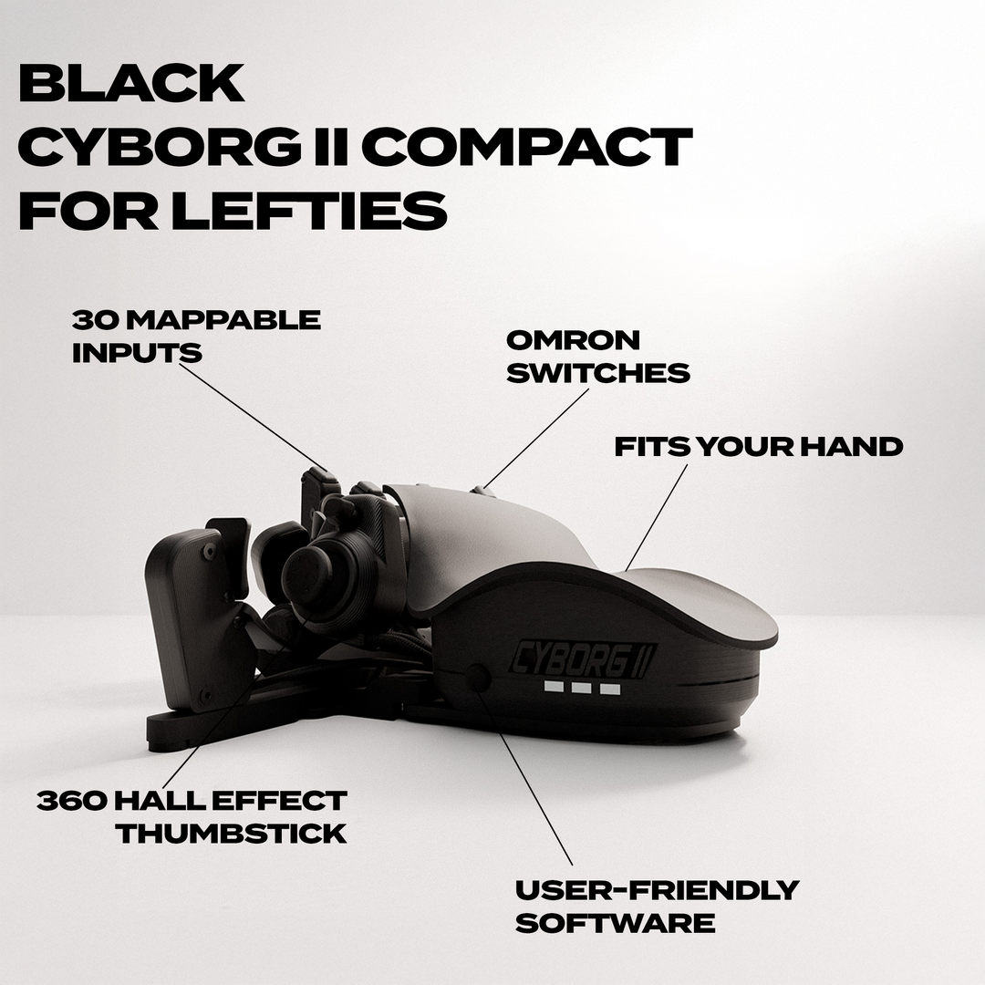 Azeron Cyborg II Compact - PC Gaming Keypad With 360 Analog Thumbstick