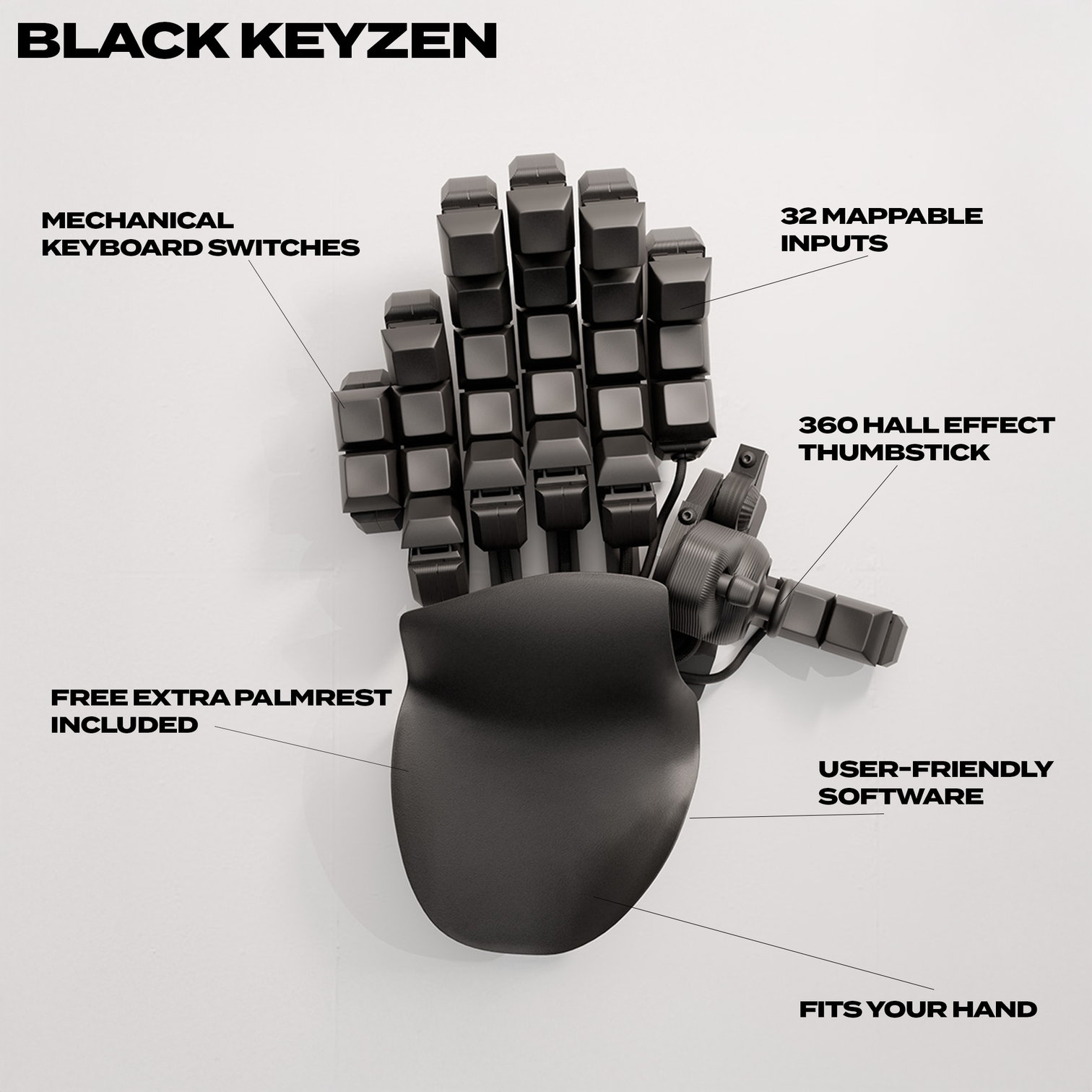 Azeron Keyzen - Mechanical Gaming Keypad with Thumbstick